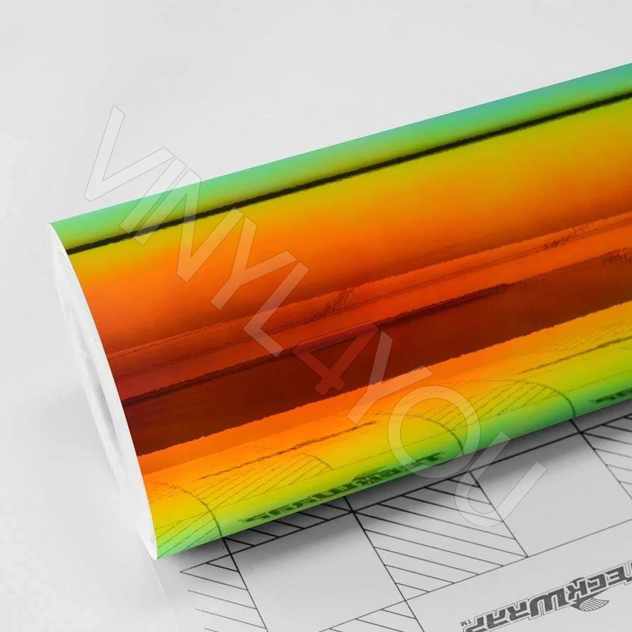 Радужный хром зелено-оранжевый TeckWrap - Ammolite Gem - MCH02 - купить ...