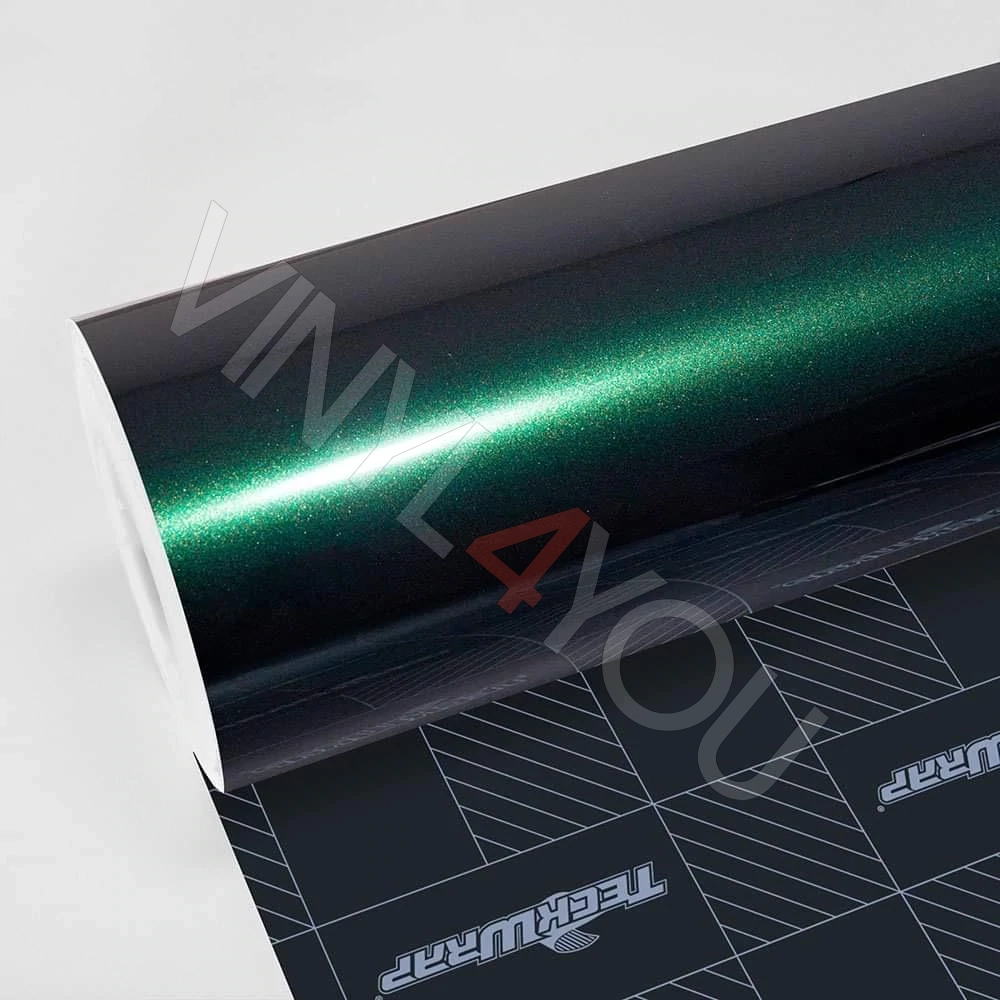 Пленка глянцевый металлик темно-зеленый TeckWrap - Gloss Green black ...